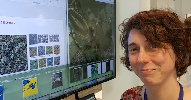 Isabel Sargent @OrdnanceSurvey talks #machinelearning at #DataMash ...