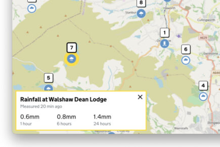 Designing a more accessible flood map – Defra digital, data, technology ...